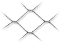 China Woven Flexible Stainless Steel Ferrule Mesh 7x19 For Suspended Safety for sale