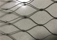 China Ferruled Stainless Steel Wire Rope Mesh Peacock Fencing for sale