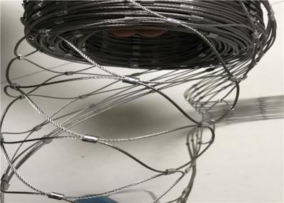 China 316 Zoo Wire Mesh Stainless Steel Wire Fixture Fall Safety Nets For Floodlights for sale