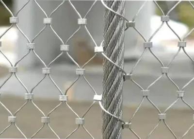 China Stainless Steel Wire Cable Net For Gibbon Enclosure Mesh for sale