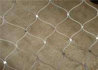 China SS316 Diamond Flexible Inox Cable Mesh Zoo Aviary Fence Anti Corrosion for sale