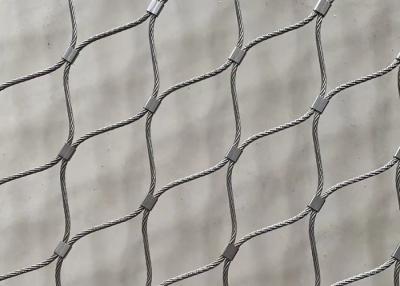 China Durable Stainless Steel Cable Zoo Wire Mesh Enclosures For Lion for sale
