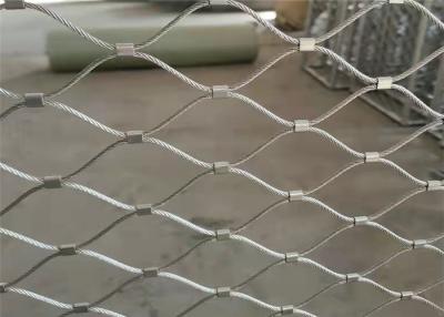 China Zoo Wire Rope Mesh 316 Stainless Steel Flexible Enclosure For Animal for sale
