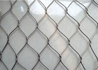 China Woven And Ferruled  Zoo 304 / 316 Cable Aviary Netting for sale