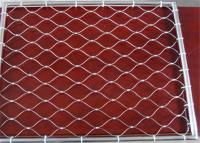 China Flexible Cable Stainless Steel Aviary Wire Netting  knotted And Ferruled for sale