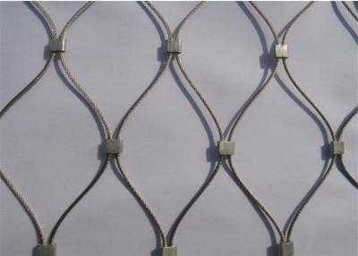 China Ss316 Ferrule Diamond Aviary Wire Netting For Zoo Fence for sale