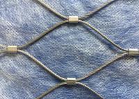 China 80*80mm Balustrade SS316 Flexible Wire Rope Mesh for sale