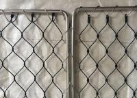 China Class 1.4401 X Tend Cable Mesh , AISI316 Flexible SS Rhombus Wire Rope Mesh for sale