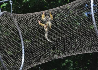China 7x7 Stainless Steel Animal Wire Mesh Rope Enclosure CE Certificated for sale