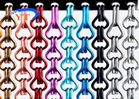 China Walk Through Aluminium Chain Door Fly Screen Curtain Pests Barrier Rust Resistant for sale