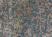 China Multi Color Glitter Sequin Mesh Fabric with 3x3mm 6x6mm 8x8mm Glass Rhinestone for Clothing and Garment for sale