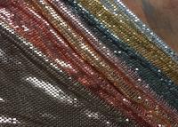 China Splendent 4MM Square Metal Sequin Fabric Decoration For Dresses / Garment for sale