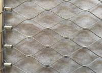China 316L SS Wire Rope Mesh Hand Woven 1.2-3.2mm Diameter For Balustrade for sale