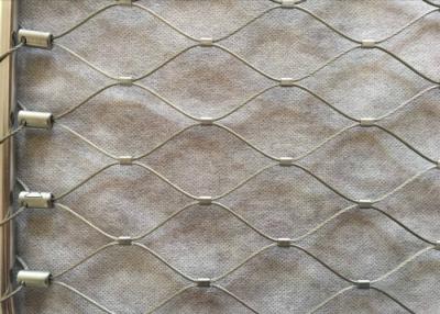 China 316L SS Wire Rope Mesh Hand Woven 1.2-3.2mm Diameter For Balustrade for sale