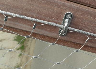 China AISI316 X-Tend Cable Wire Mesh Net 1.2mm-4.0mm Ferruled for sale