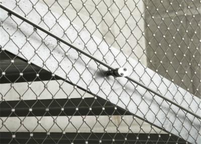 China Protective Balustrade Safety Netting Ferruled Mesh High Security For Balcony for sale