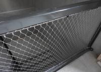 China Tensile Knitted Stainless Steel Wire Rope Mesh with 60 Degree Mesh Angle for Horizontal or Vertical Orientation for sale