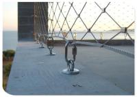 China Durable Decorative Cable Mesh Netting Fabric Stainless Steel 60 Degree Angle for sale