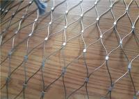 China Durable Decorative Cable Mesh Netting Fabric Stainless Steel 60 Degree Angle for sale