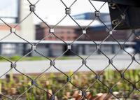 China 100 X 100mm 7 X 7 Wire Rope Mesh With Ferrule for sale