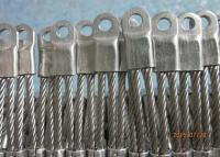 China AISI316 Ferruled Stainless Steel Rope Mesh Rust Resistant For Architecture for sale