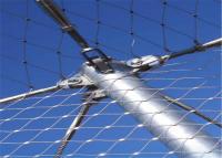 China Stainless Steel Zoo Wire Mesh , Knitted Animal Enclosure Mesh Fence for sale