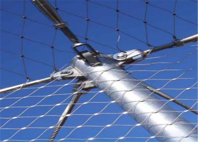 China Stainless Steel Zoo Wire Mesh , Knitted Animal Enclosure Mesh Fence for sale