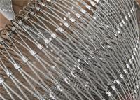 China Ferrule SS Zoo Aviary Mesh Netting 1.6mm Wire Diameter Polished Surface for sale