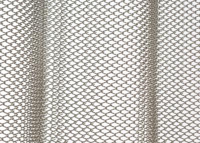 China Decoration Mesh Drapery Fabric Acid Pickling / Anodic Oxidation / Baking Finish for sale
