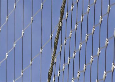 China Durable Architectural Stainless Steel Wire Mesh Knotted / Ferruled Shape for sale