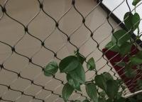 China Stainless Steel Wire Rope Mesh Trellis for Green Walls Custom Sizes for sale