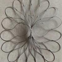 China 316 Stainless Steel Wire Fixture Fall Safety Nets For Floodlights Wire Rope Mesh for sale