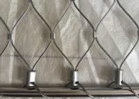 China SUS 304 / 316 1.2 To 4.0 MM Stainless Steel Rope Wire Mesh Rolls For Plant Trellis for sale