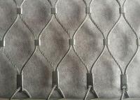 China Stainless Steel Wire Rope Mesh Safety Net 7x19 Ferruled Style for sale
