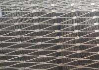 China AISI316 Grade 7x19 Stainless Steel Wire Rope Mesh Zoo Aviary Netting for sale