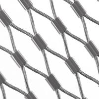 China Ferruled Rope Zoo Wire Mesh Fence Green Wall Mesh Safety Net Black Oxide for sale