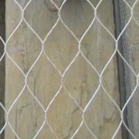 China Ss 316 Stainless Steel Wire Rope Ferrule Mesh Netting For Balustrade for sale