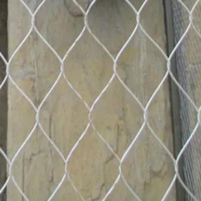 China Ss 316 Stainless Steel Wire Rope Ferrule Mesh Netting For Balustrade for sale