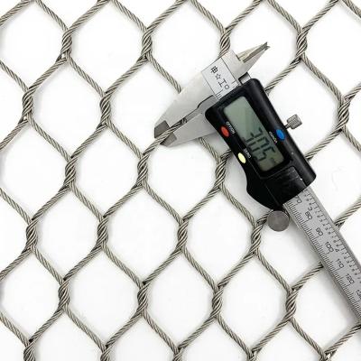 China 316 316l Stainless Steel Flexible Wire Mesh Netting For Bird Aviary for sale