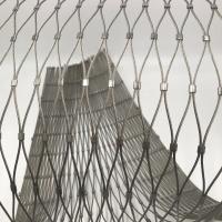 China Ss304 316 Flexible Stainless Steel Rope Mesh For Zoo Fence for sale