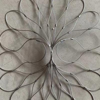 China 7x7 7x19 Anti Falling Safety Net For Floodlight / Speaker Mesh Safety Cover for sale