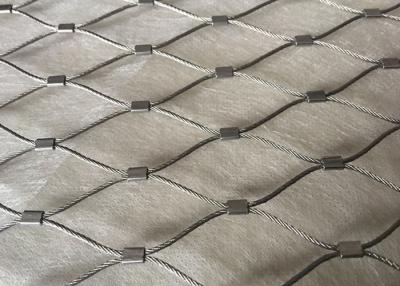 China Flexible Handrail Fences Balustrade Cable Mesh , Stainless Steel Cable Mesh for sale