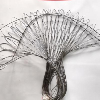 China Anti Theft Mesh Bag Stainless Steel Rope Mesh For Floodlight Safety Net for sale