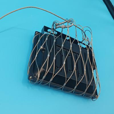 China 7 x 7 Wire Mesh Anti Drop Cover Steel Safe Net For Floodlight Speaker for sale