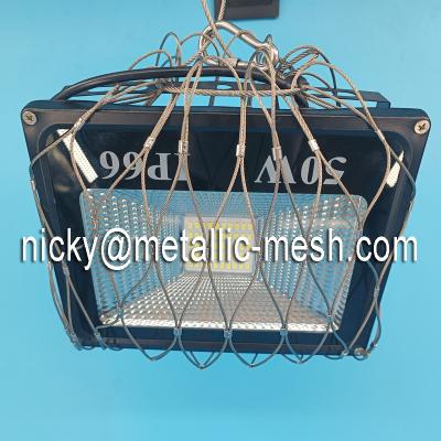 China 1.5mm Flexible Stainless Steel Rope Mesh Bag Anti Theft for sale