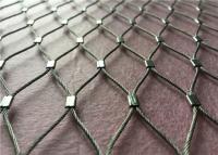 China Diamond Flexible Architectural Cable Mesh Animal Enclosures Good Performance for sale