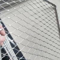 China Ferrule Knitted Beauty Flexible Wire Rope Cable Mesh For Zoo Enclosure for sale