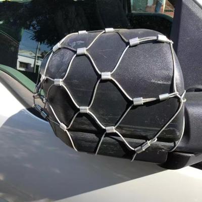 China Anti Theft Car  Side Mirror  Stainless Steel Rope  Mesh Bag for sale