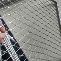 China Wire Cable Rope Mesh Net Fence 316 Stainless Steel Rope Mesh For Zoo for sale