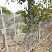 China Flexible Stainless Steel Rope Mesh / Wire Rope Net For Bird Aviary for sale